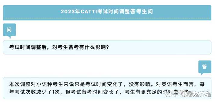 如何看待2023CATTI考试调整为11月份？以后都一年只有一次吗？ - 知乎