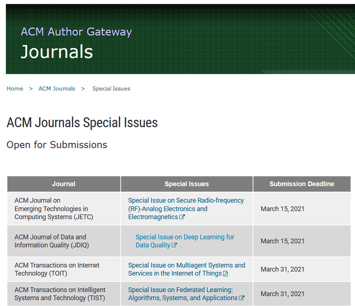 如何检索期刊Special issue的Call for Paper信息，并根据关键词进行筛选？ - 知乎