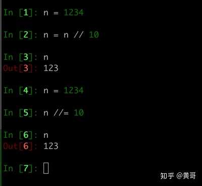 在python中n//=10是什么意思？ - 知乎