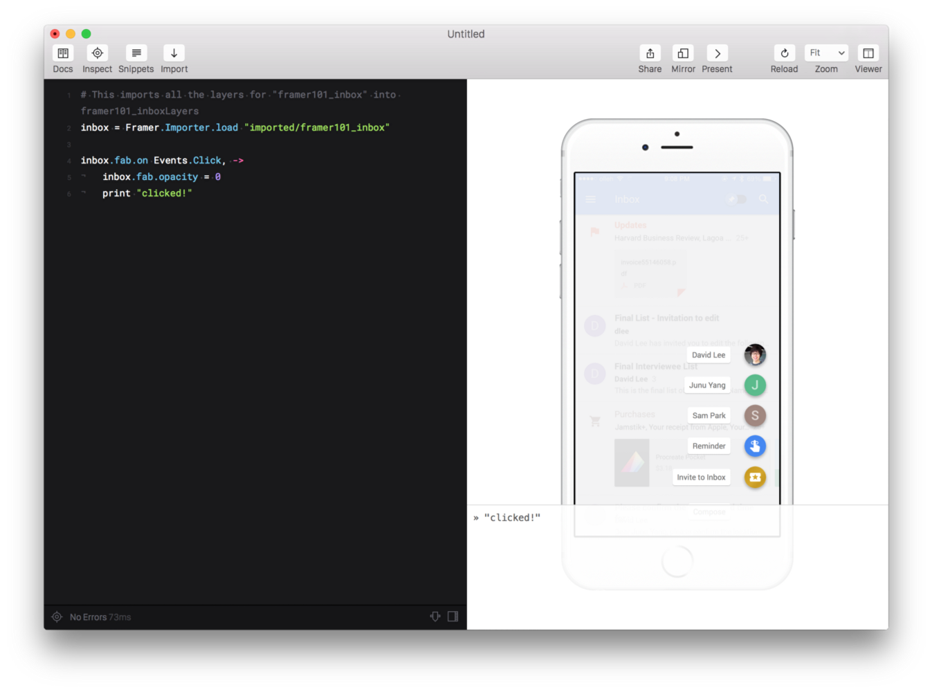 Framer（framerjs.com）如何入门？ - 知乎