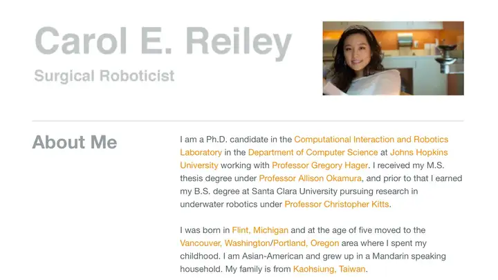 Andrew Ng的太太Carol Reiley是亚洲人吗？ - 知乎