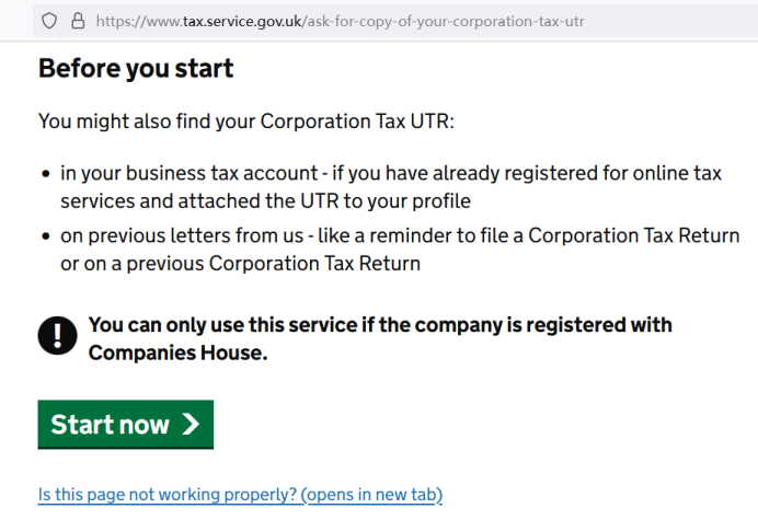 英国本土公司UTR(Unique Taxpayer Reference)自注册DIY方法 – erinae.com