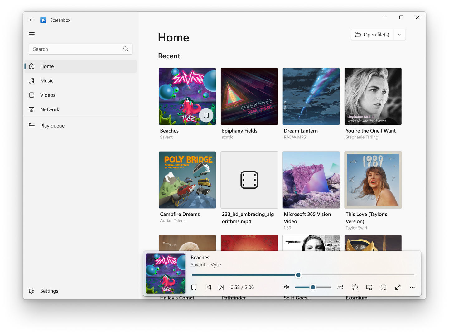 Screenbox：一款超级好用的免费视频播放器，界面流畅、操作简单，支持手势控制和 Chromecast 投屏