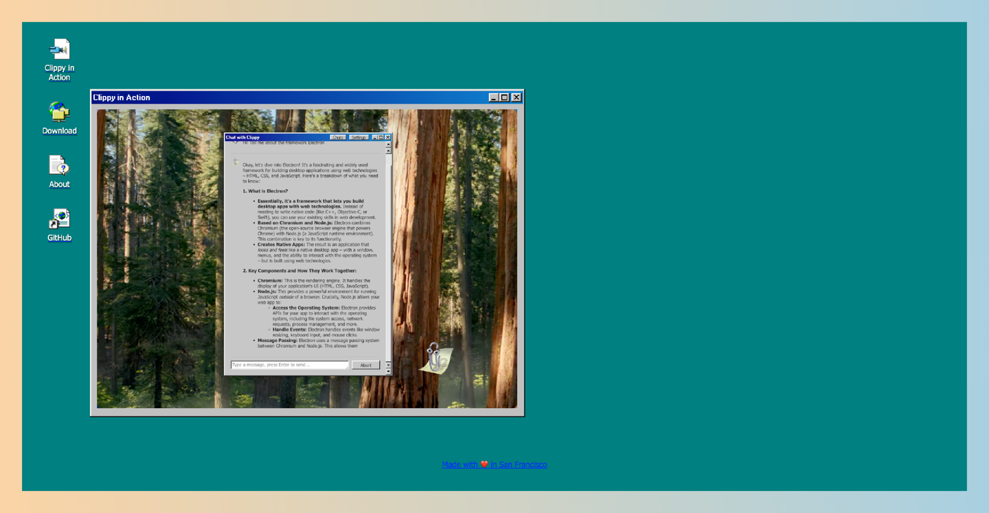 Clippy AI助手：一款结合了90年代复古界面的本地大型语言模型应用，支持离线运行各种GGUF格式模型