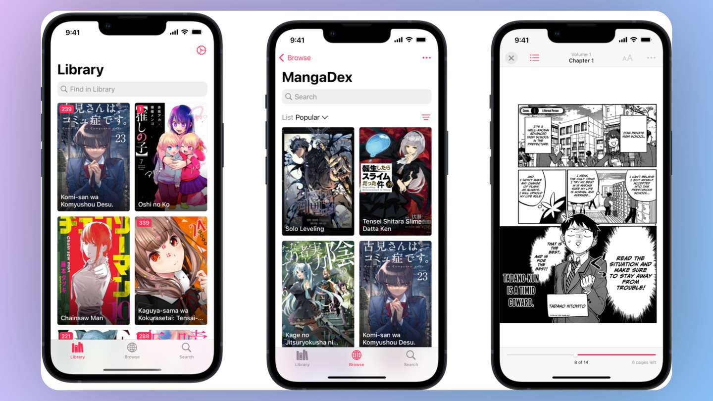Aidoku: 免费开源的iOS和iPadOS漫画阅读器