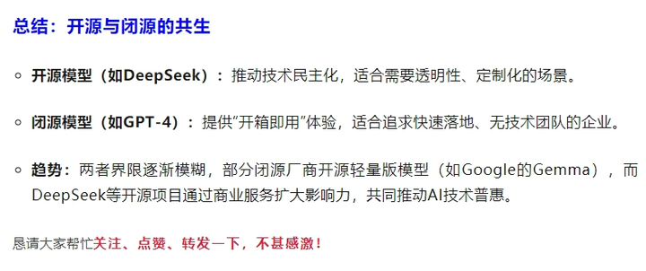 开源与闭源的博弈：从OpenAI到DeepSeek的主流大模型对比 - XPlaza 信创开源广场 - 中国人自己的信创开源代码仓库，开发者社区