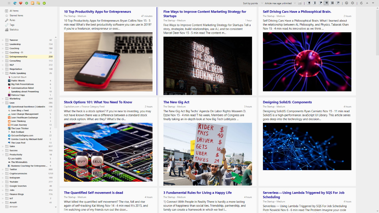Feedbro：快速、免费的RSS feed阅读器，自动聚合你感兴趣的博客和新闻，还有智能规则过滤、标签管理和多种阅读模式