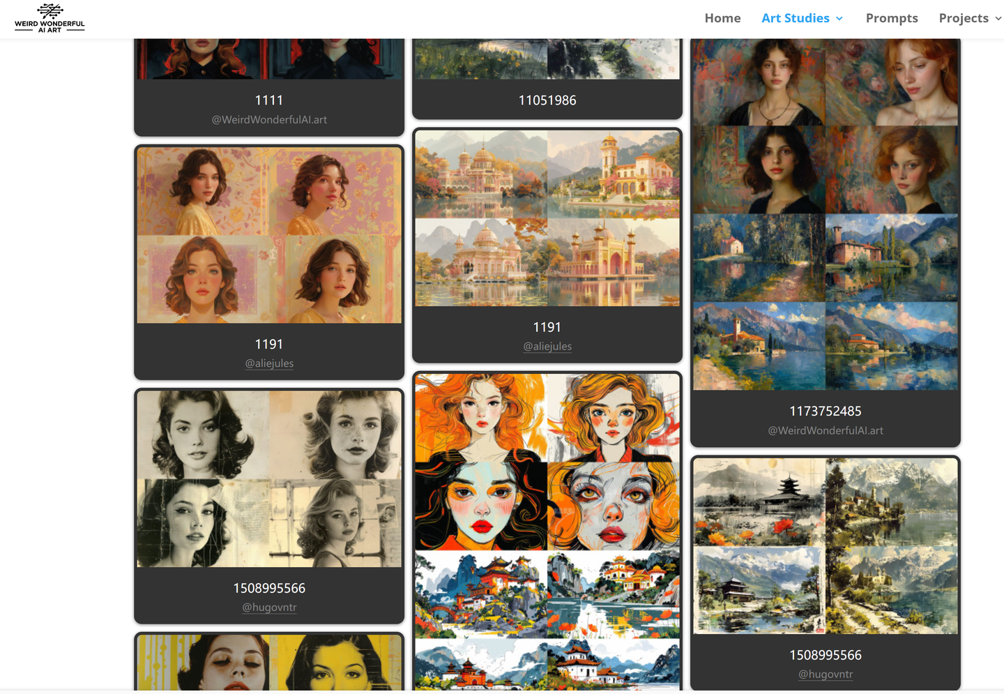 硬控MJ (Midjourney)全网最全sref码网站合集&博主推荐 - 喜好儿网