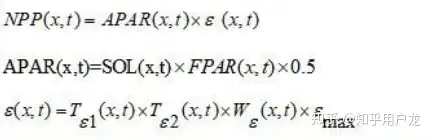 CASA模型计算NPP求助? - 知乎