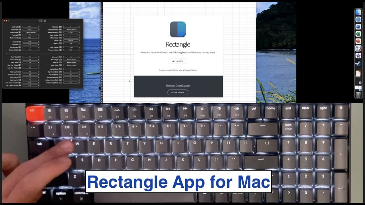 Rectangle：Mac上的开源免费分屏软件