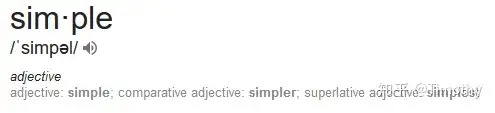 simple的比较级是什么？ - 知乎