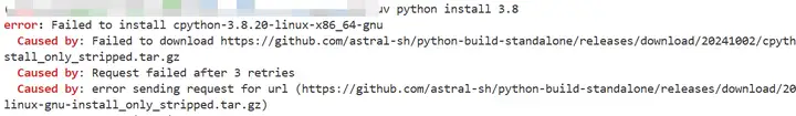 uv python install 如何换可用的源？ - 知乎