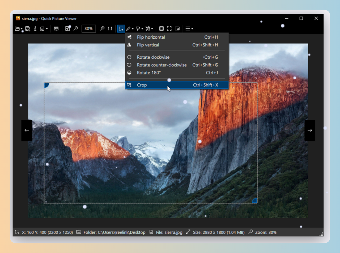 Quick Picture Viewer：完全免费的超轻量级看图神器，支持快速加载大图、丰富的查看模式和实用的编辑功能