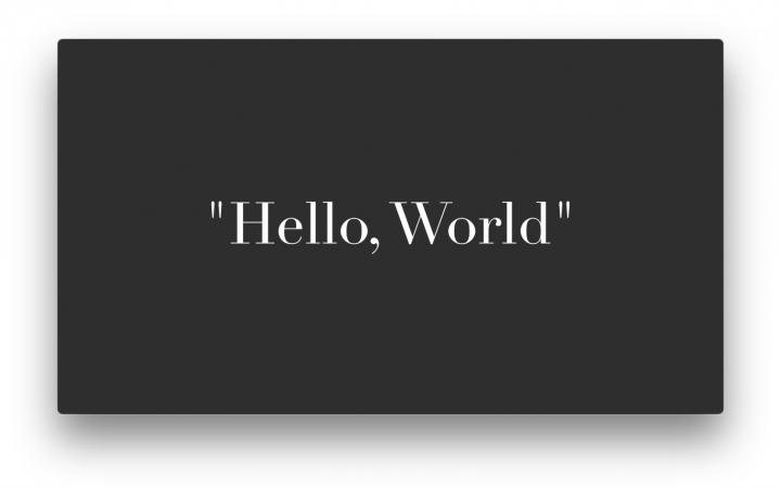 Hello World - 知乎