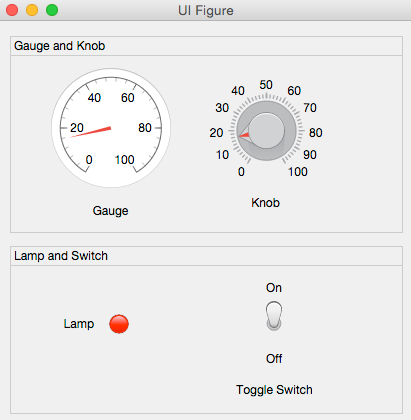 MATLAB App Designer教程连载3： 如何使用Gauge,Knob,Lamp,和Toggle Switch - 知乎