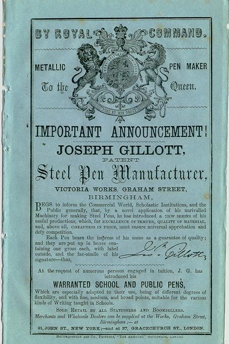 Joseph Gillott生平 - 知乎