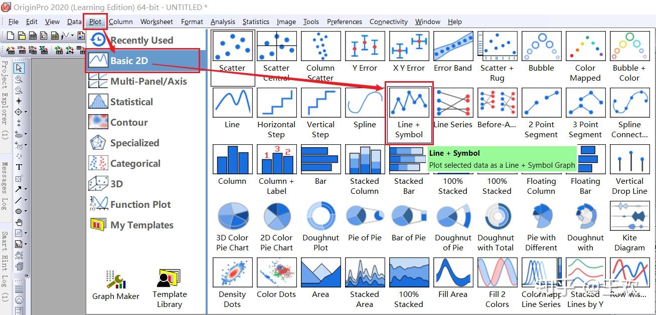 如何origin在一个图中画两条线，比如这种? - 知乎