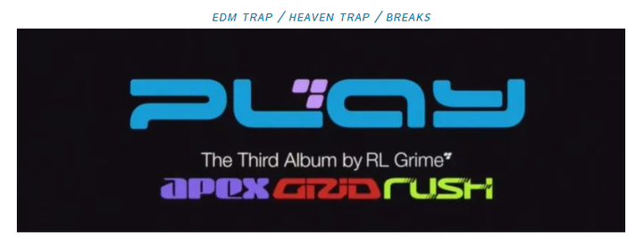 [专辑测评67/雷达图] RL Grime - PLAY - 知乎
