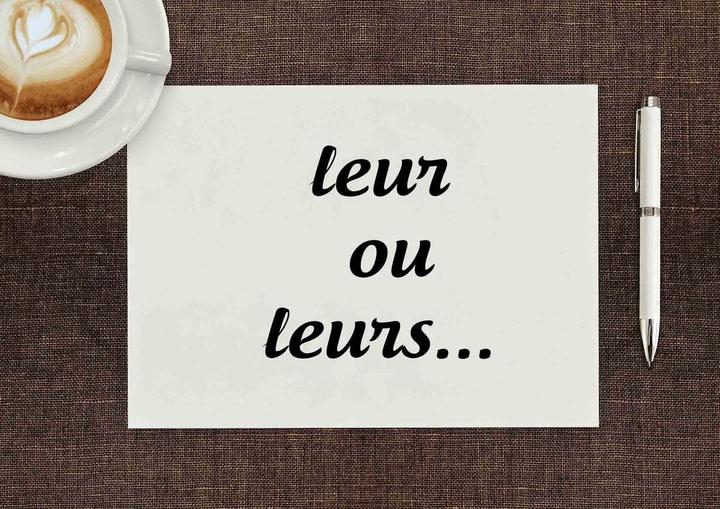 法语傻傻分不清第二弹之leur ou leurs - 知乎