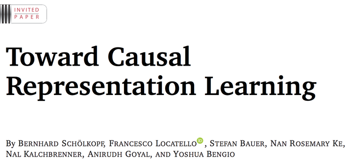 Toward Causal Representation Learning - 知乎