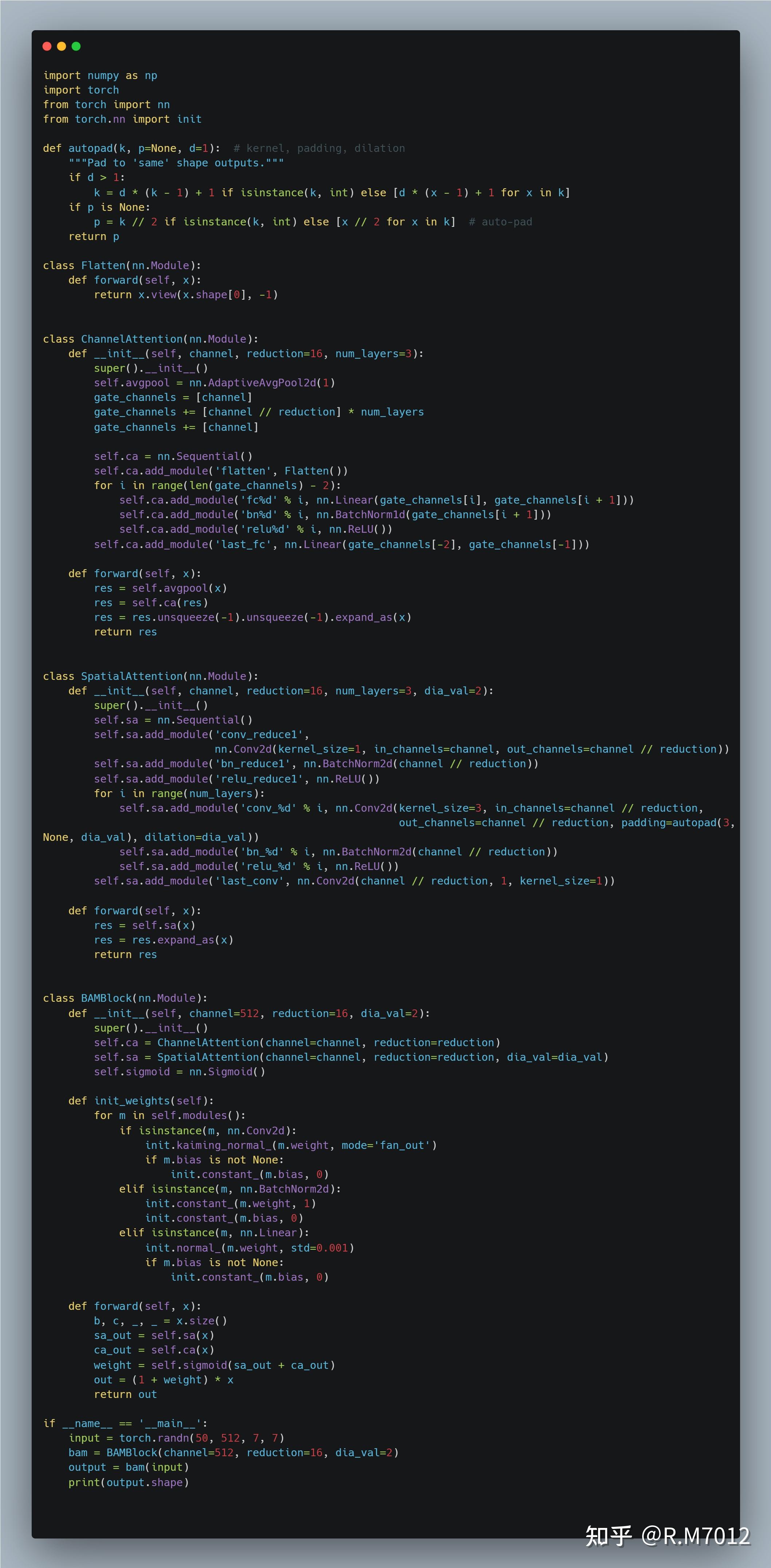 BAM（Bottleneck Attention Module）介绍 - 知乎
