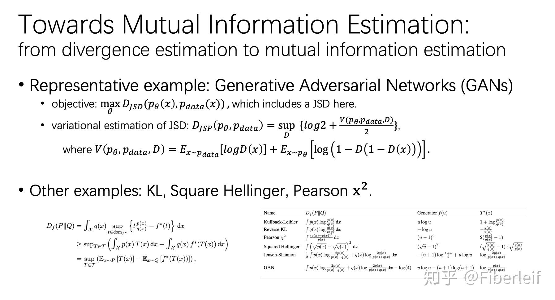 Mutual Information meets Representation Learning - 知乎