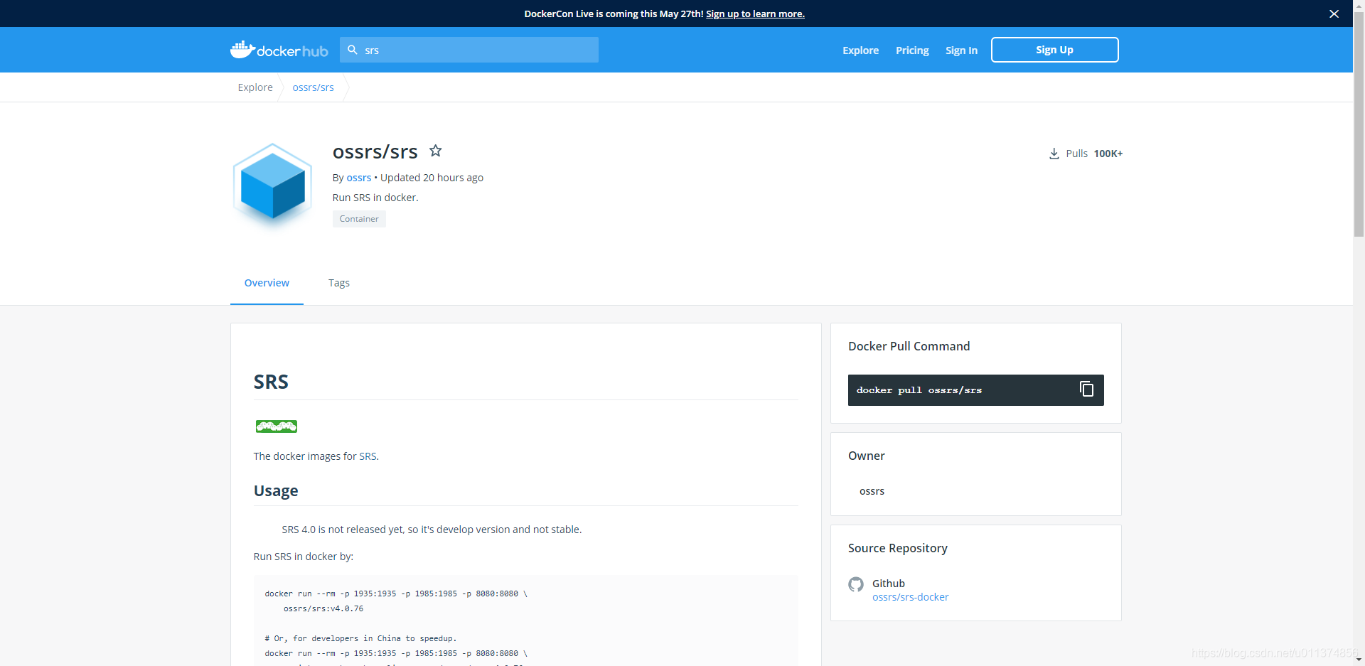 Docker 实战系列之 SRS 流媒体服务器 - 知乎