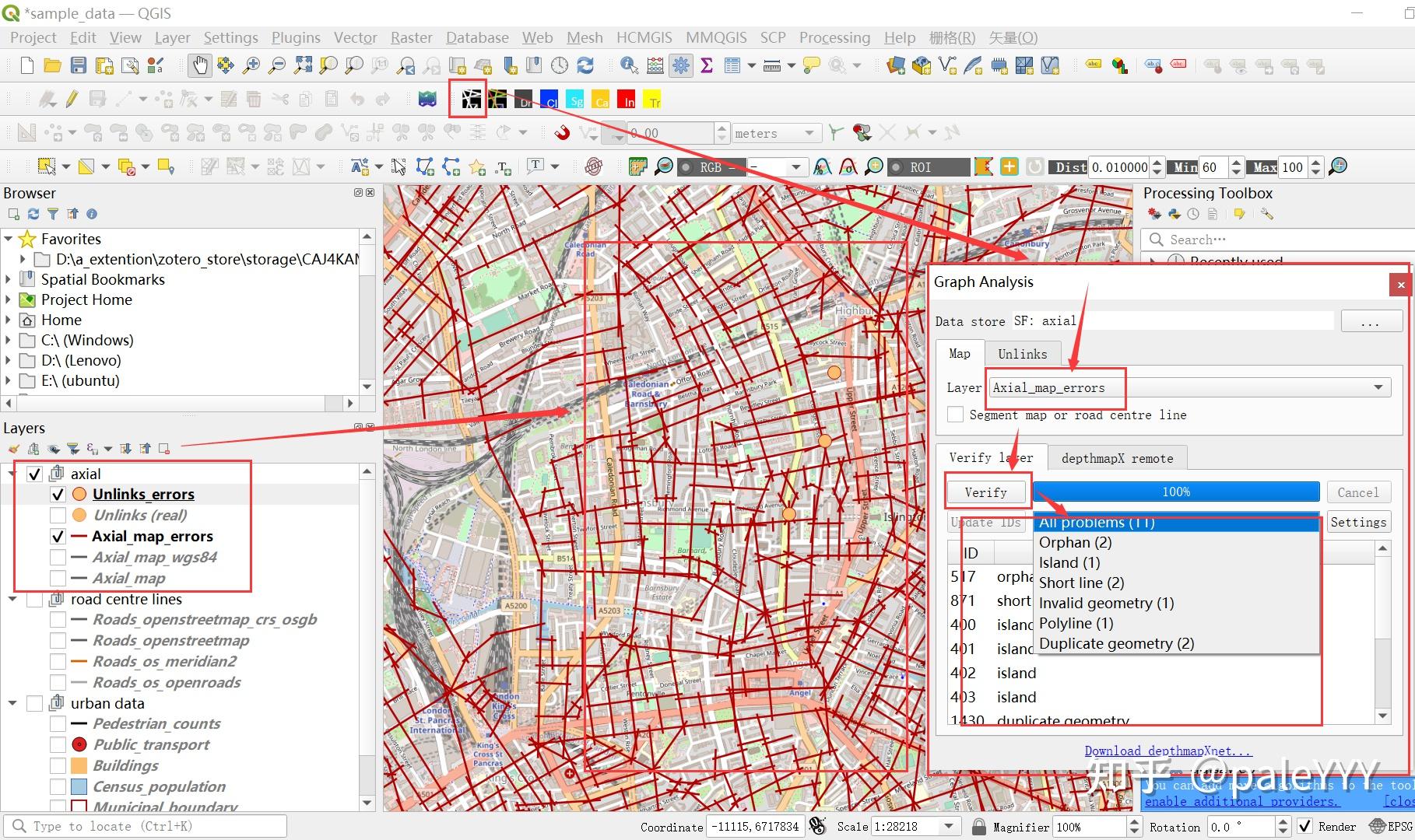 The Space Syntax Toolkit|QGIS中集成空间句法(补) - 知乎