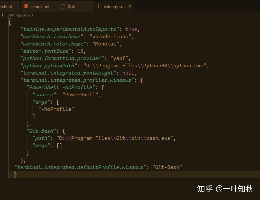 windows下修改vscode默认终端为git bash - 知乎