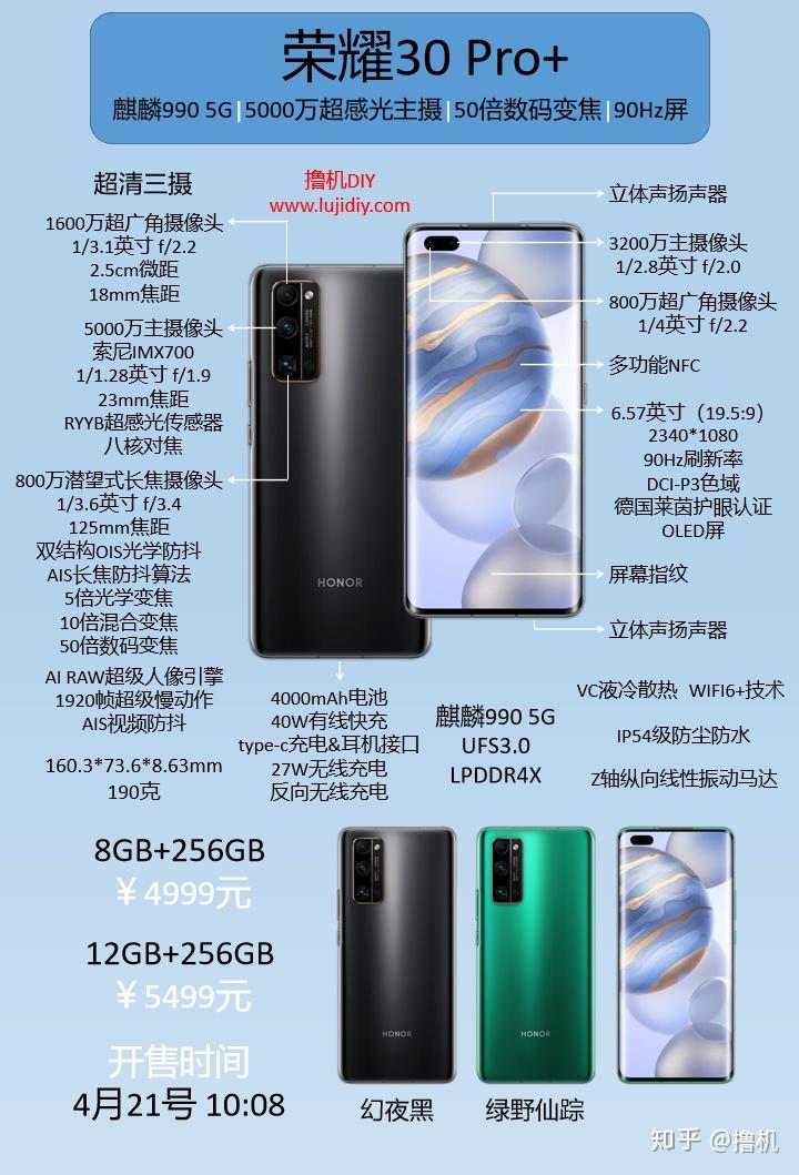 麒麟990系列手机汇总，一共16台2999元至16999元 - 知乎