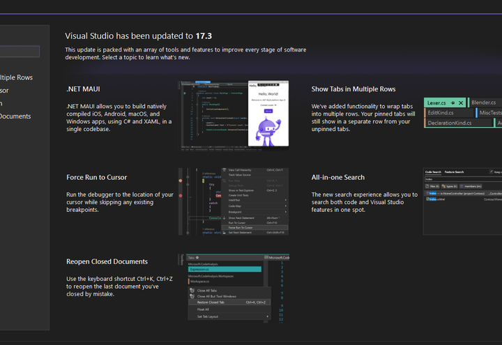 Visual Studio 2022 v17.3 发布 - 知乎