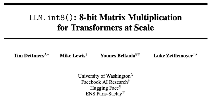 INT8模型量化：LLM.int8 - 知乎