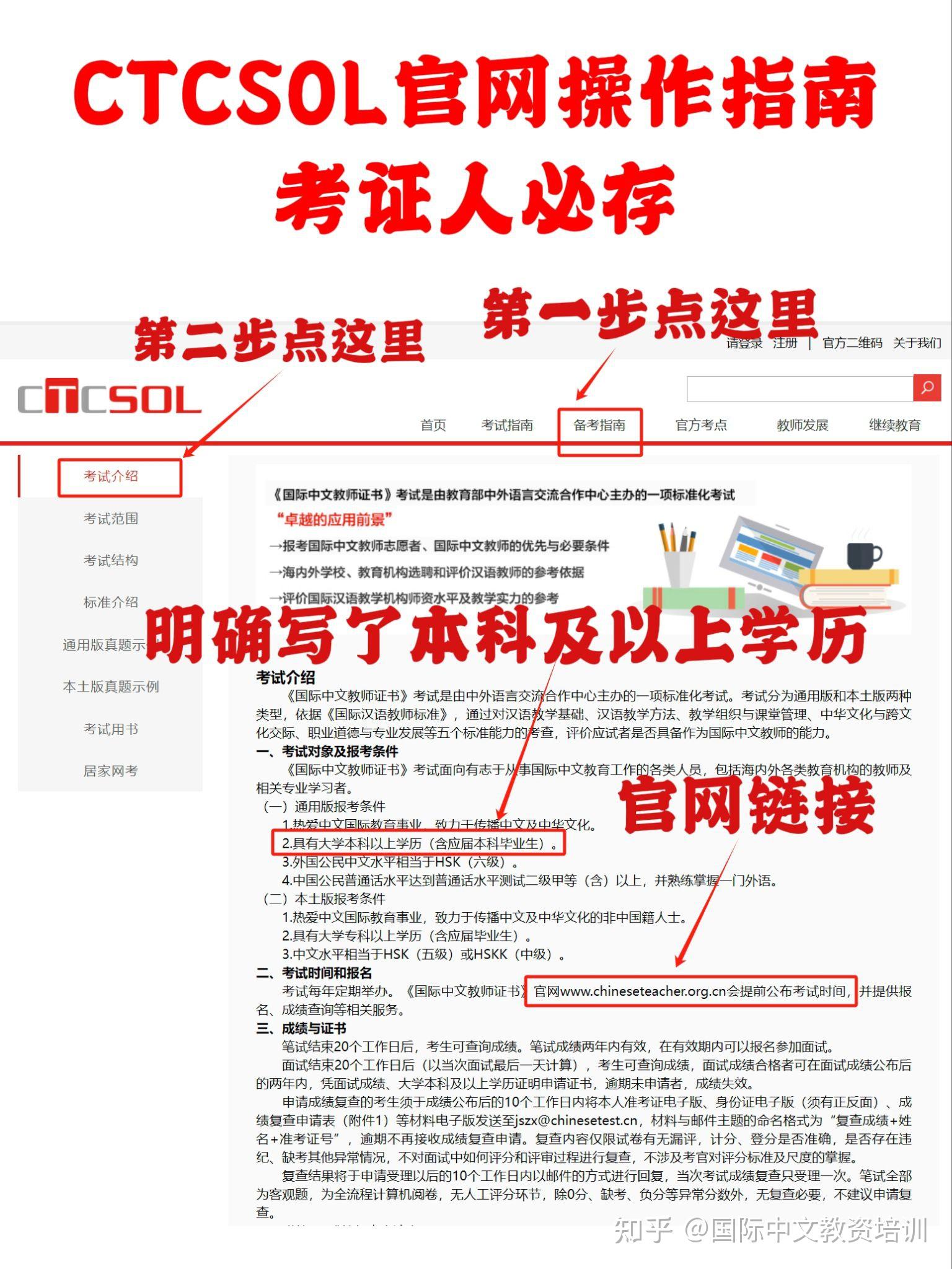 CTCSOL官网操作指南‼考证人防踩雷必存！ - 知乎