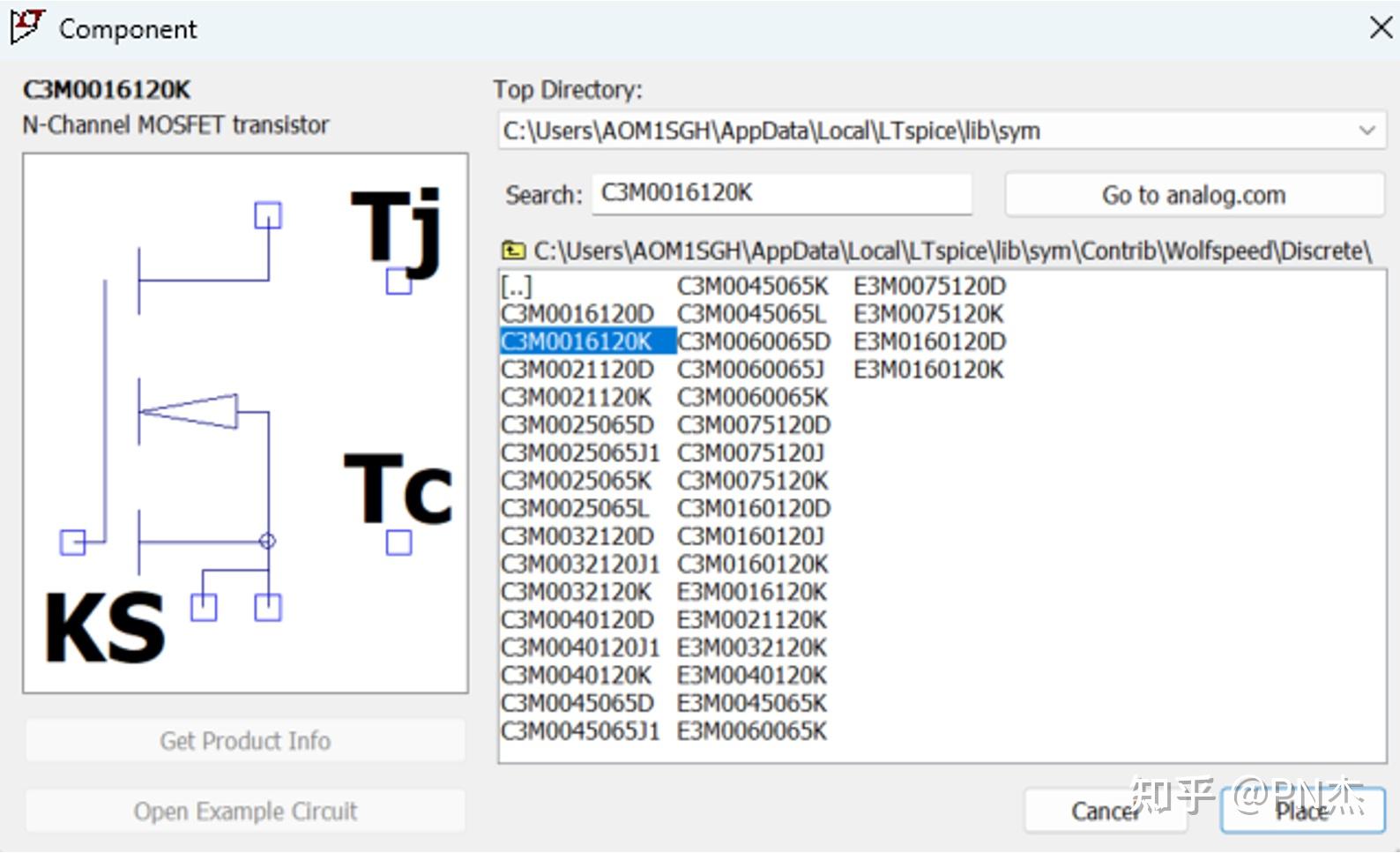 Ltspice导入模型指导手册 - 知乎