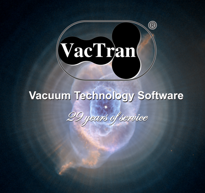 VacTran v3.48 用于研发和工业应用的实用可靠的真空计算软件 - 知乎