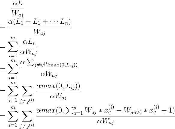 Cs231n Assignment1--SVM & Softmax （附带公式梯度推导） - 知乎
