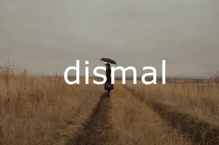 大家都不喜欢的单词：dismal - 知乎