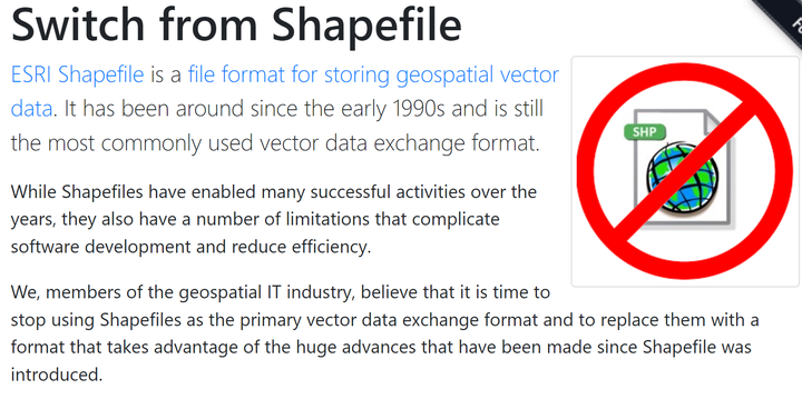 Shapefile must DIE！！！ - 知乎