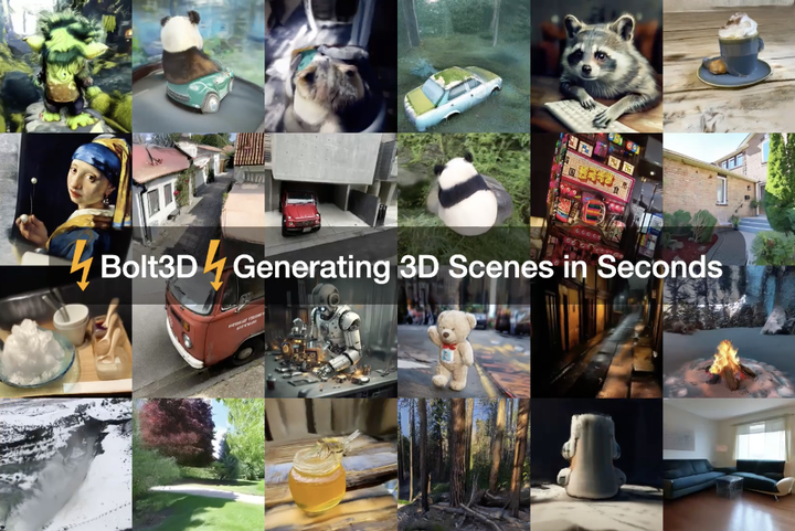 谷歌DeepMind联手牛津推出Bolt3D：AI秒速3D建模革命！单GPU仅需6秒生成3D场景 - 知乎
