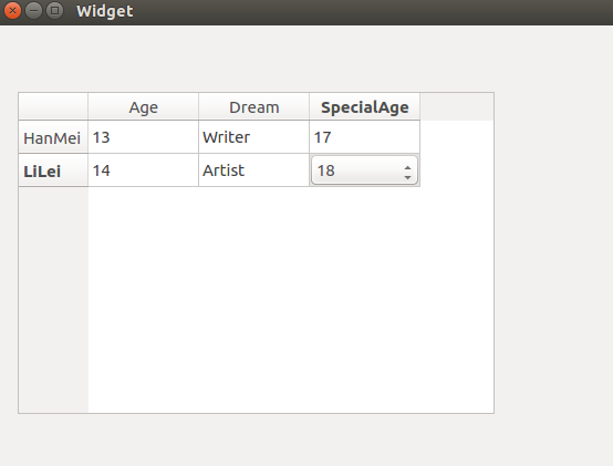 Qt TableWidget 控件 及自定义委托 - 知乎