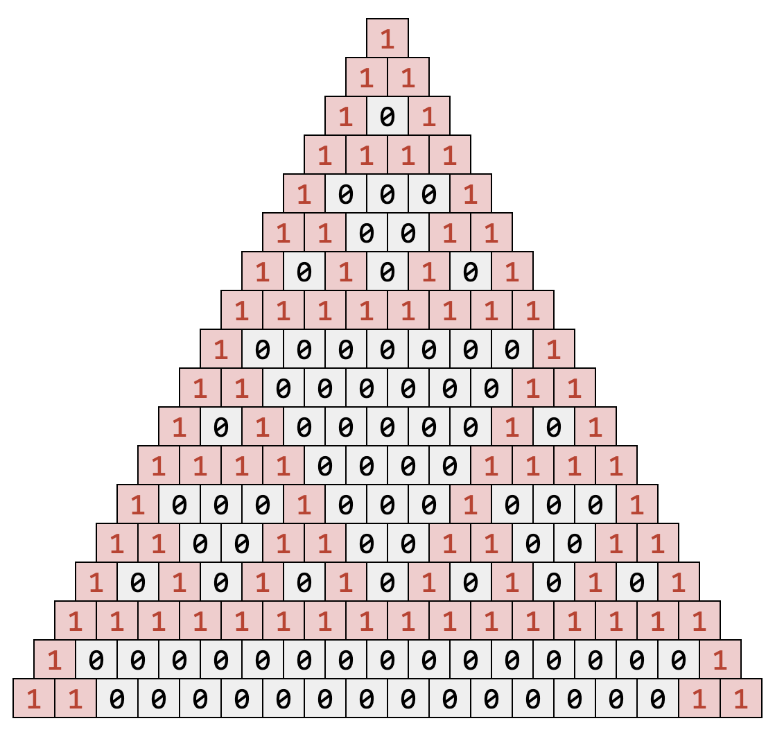 帕斯卡三角形（Pascal's Triangle） - 知乎