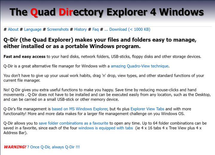Q-Dir文件管理软件：提升文件管理效率和便利性 - 知乎