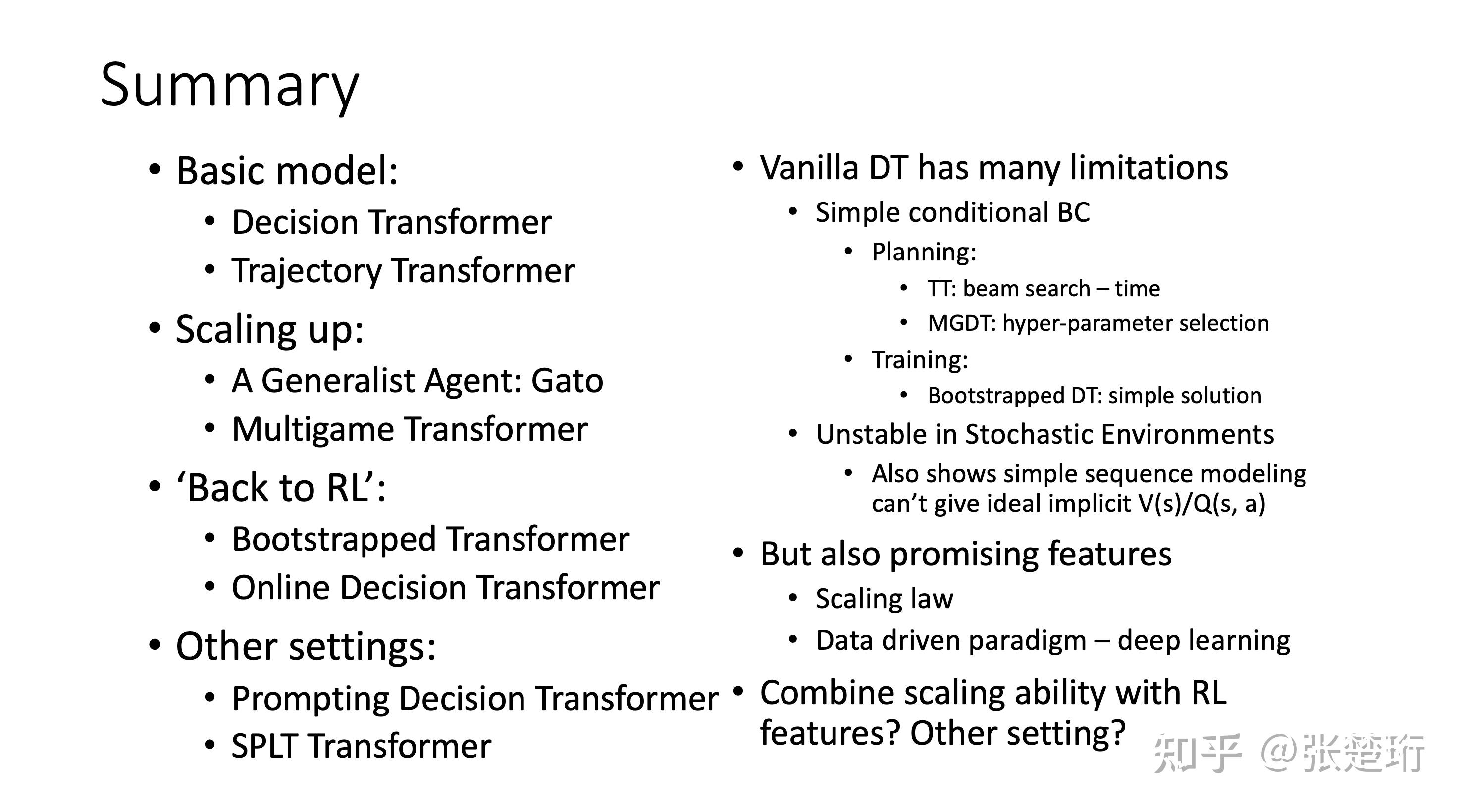 【强化学习 216】Transformer in RL - 知乎
