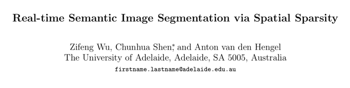 Real-time Semantic Image Segmentation via Spatial Sparsity论文笔记 - 知乎