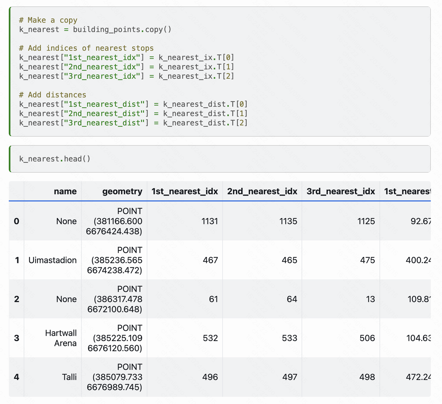 Python GIS 6.8 最近邻分析 - 知乎