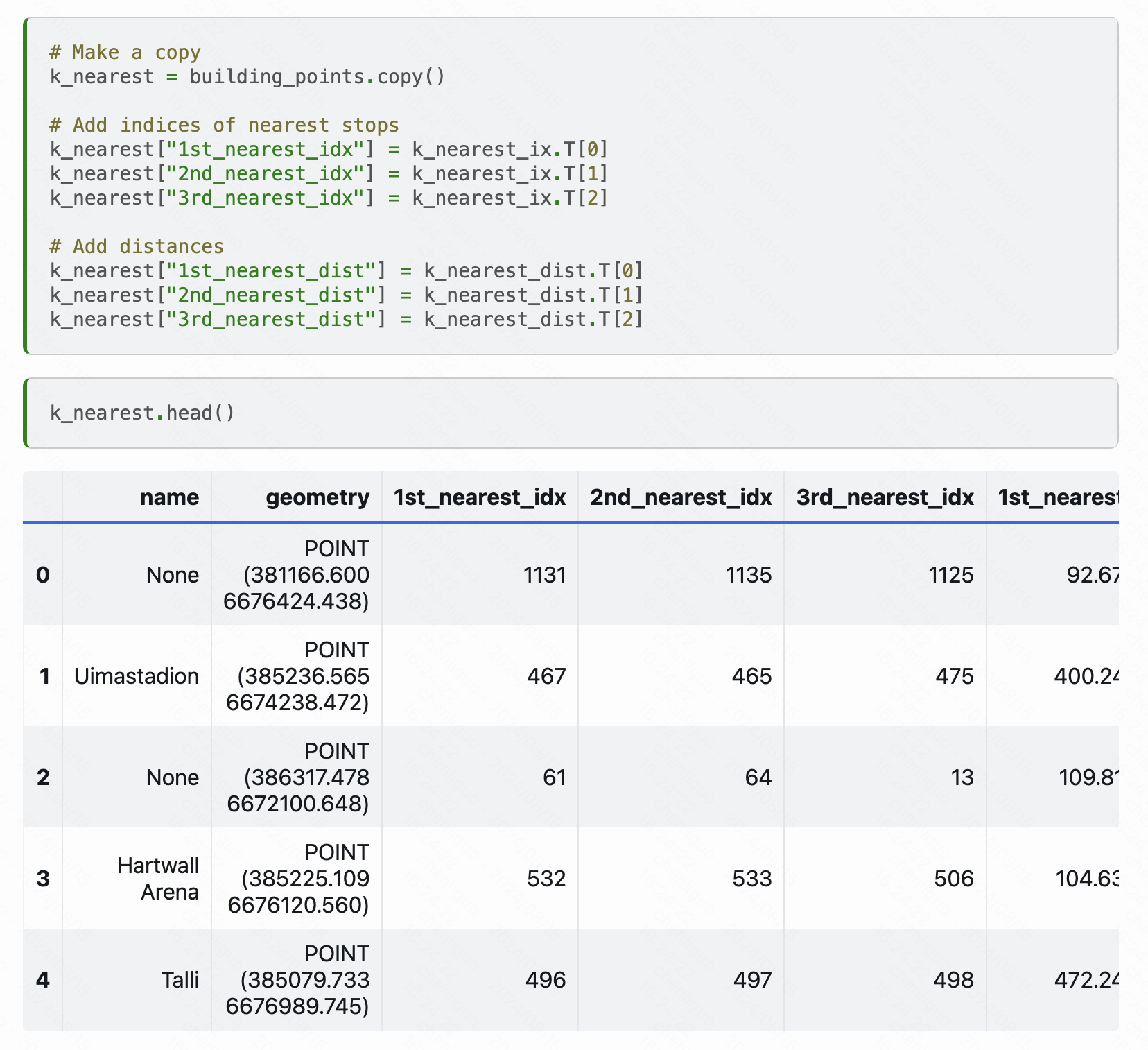 Python GIS 6.8 最近邻分析 - 知乎