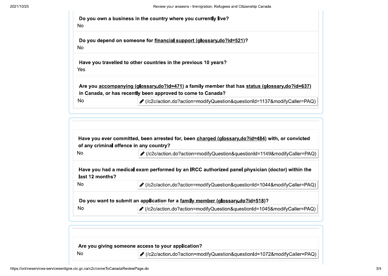 加拿大签证申请：前置问卷环节生成Personal Reference Code和Checklist，啥用？ - 知乎
