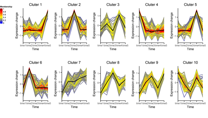 Mfuzz::mfuzz.plot2 绘图过程梳理 - 知乎