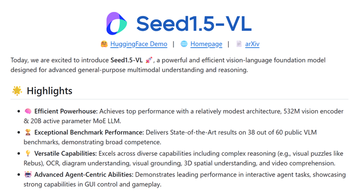 拿下38项第一！字节发布Seed1.5-VL多模态推理模型 - 知乎