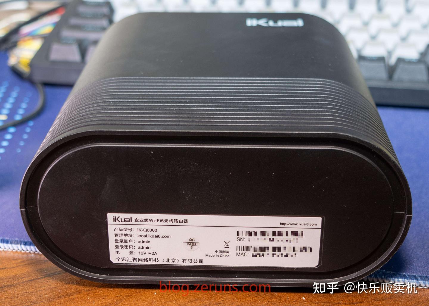 爱快 IK-Q6000 WiFi6无线路由器 简单开箱评测和拆解 - 知乎
